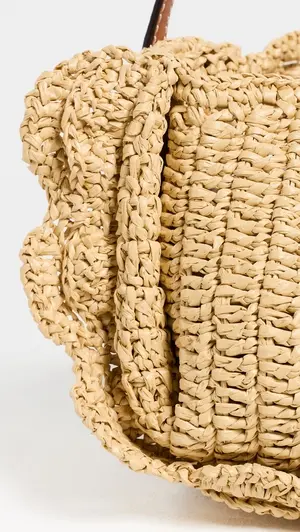 Ulla Johnson Marina Raffia Shoulder Bag - Natural