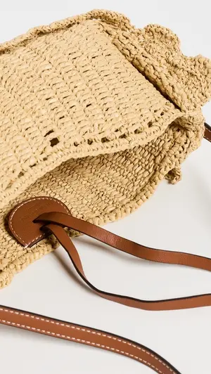 Ulla Johnson Marina Raffia Shoulder Bag - Natural