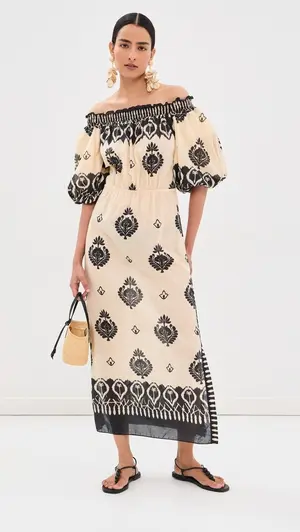 Johanna Ortiz Harbor Hues Voile Dress
