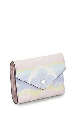 LOUIS VUITTON Pastel Monogram Canvas Escale Victorine Wallet