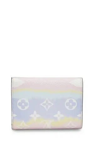 LOUIS VUITTON Pastel Monogram Canvas Escale Victorine Wallet
