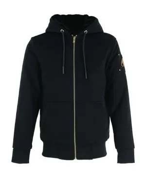 Moose Knuckles Zip-up Drawstring Hoodie
