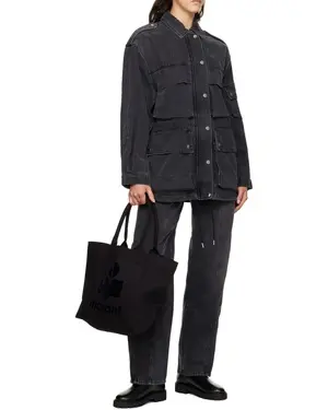 Isabel Marant Étoile Logo Canvas Tote Bag