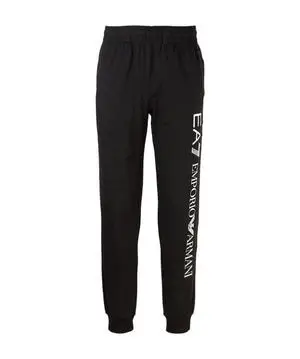 EA7 Logo-print Cotton Track Pants