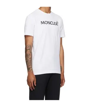 Moncler Logo Printed Crewneck T-shirt
