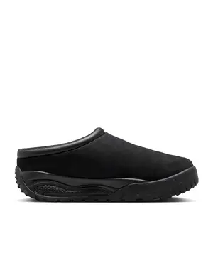Nike Rufus Logo Embossed Mules - Black