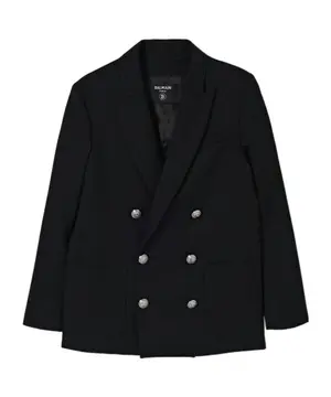 Balmain Double-breasted Buttoned Blazer - Black