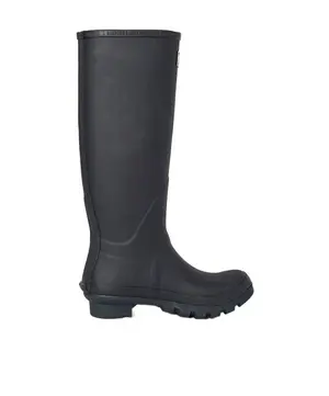Barbour Logo Tall Rain Boots - Navy Blue