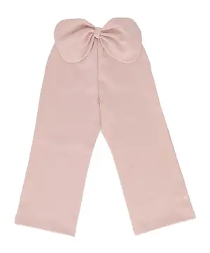 DOUUOD Bow Detail Track Pants