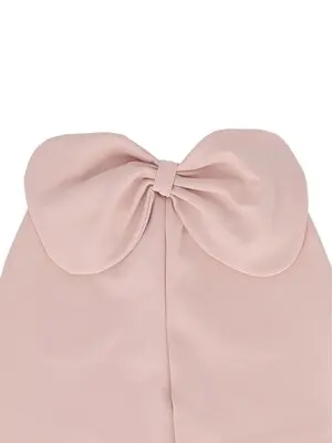 DOUUOD Bow Detail Track Pants