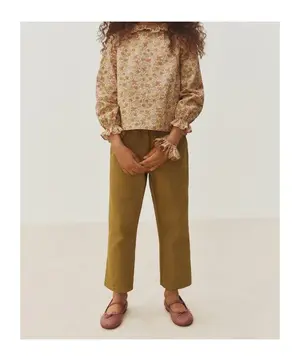 Bonpoint July Paperbag-waist Trousers