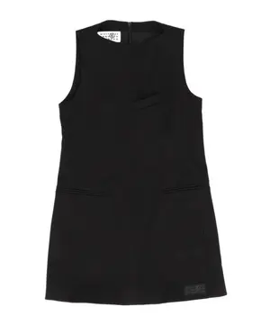 MAISON MARGIELA Sleeveless A-line Dress - Black