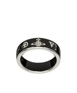 VIVIENNE WESTWOOD Conduit Street Ring - Black