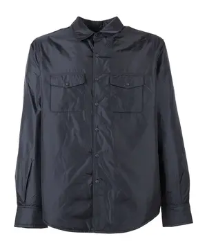 Aspesi Padded Chest-pocket Shirt - Black