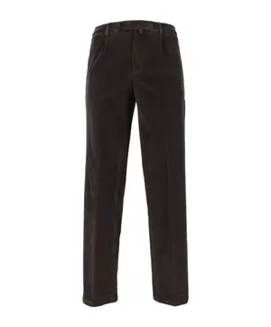BRIGLIA 1949 Logo Patch Straight-leg Pants