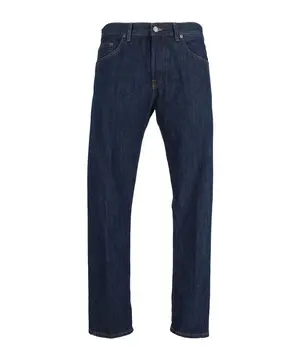 DONDUP Dondup Turn-Up Trim Slim-Fit Jeans Dark Blue