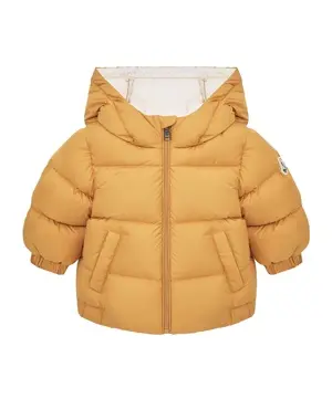 Moncler New Macaire Hooded Down Jacket - Yellow