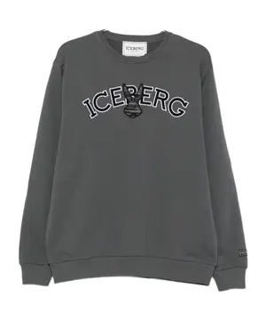 Iceberg Logo Embroidered Sweatshirt - No