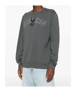 Iceberg Logo Embroidered Sweatshirt - No