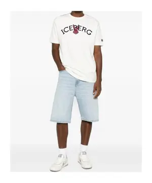 Iceberg Logo-embroidered T-shirt - White
