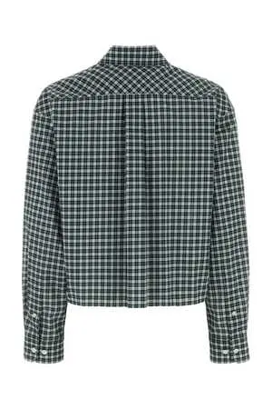 Miu Miu Embroidered Cotton Shirt