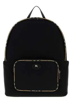 Burberry Canvas Backpack - Black