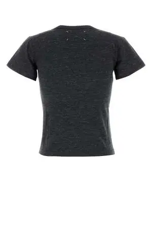 MAISON MARGIELA Charcoal Cotton T-shirt - Gray