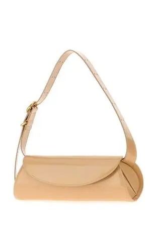 JIL SANDER Skin Pink Leather Small Cannolo Shoulder Bag - Multicolor