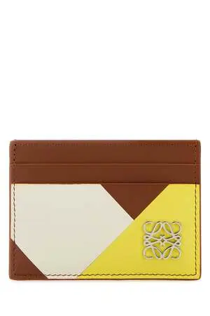 Loewe Leather Anagram Card Holder - Multicolor