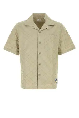 Burberry Khaki Cotton Shirt - Green