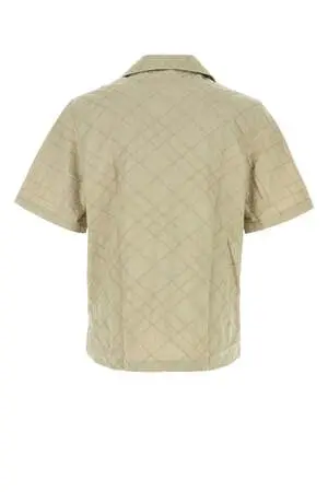 Burberry Khaki Cotton Shirt