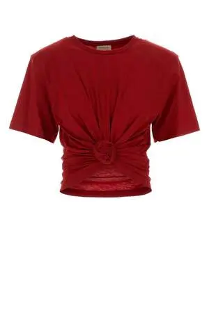 Magda Butrym Cotton Blend T-shirt - Red