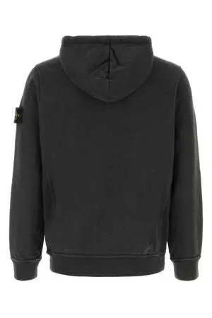 Stone Island Charcoal Cotton Sweatshirt