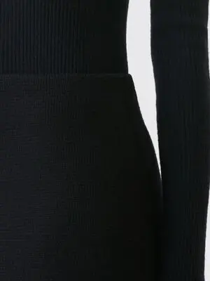 Fabiana Filippi High-waisted Virgin Wool Pencil Mini Skirt - Blue