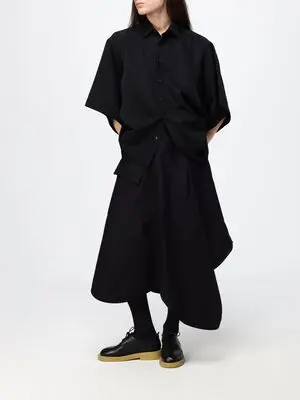 Bottega Veneta Asymmetrical Cargo Wrap Midi Skirt