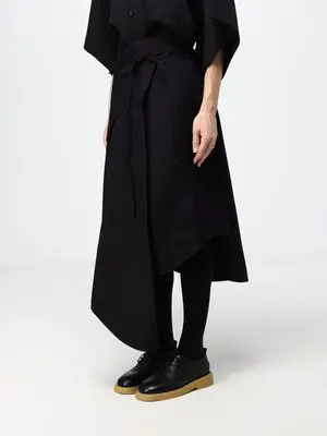 Bottega Veneta Asymmetrical Cargo Wrap Midi Skirt