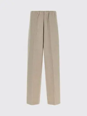 Fabiana Filippi High-waisted Palazzo Trousers With Jewel Detail - Beige