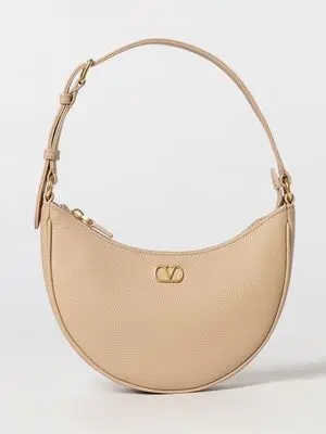 Valentino Garavani Vlogo Signature Calfskin Mini Hobo Bag - Pink