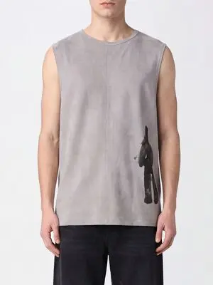 ZIGGY CHEN 100% Cotton Graphic Print Tank Top