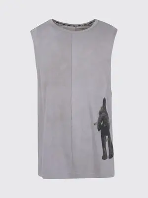 ZIGGY CHEN 100% Cotton Graphic Print Tank Top