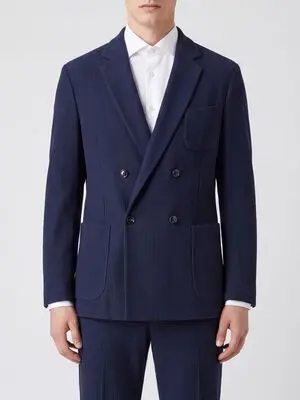 Giorgio Armani Double-breasted Blazer With Patch Pockets