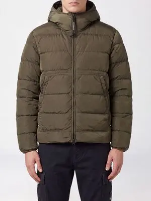 C.P. COMPANY Chrome-r Goggle Hooded Down Jacket In Recycled Nylon - Green