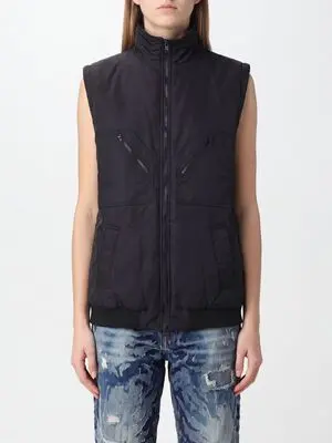 MAISON MARGIELA Technical Nylon Gilet With High Neck And Zip Closure