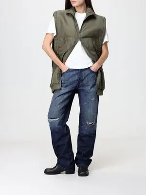 MAISON MARGIELA Technical Nylon Gilet - Kaki