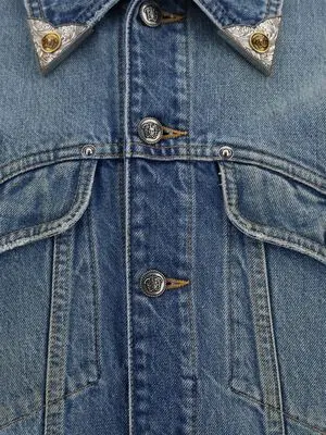 Versace Cotton Denim Shirt Jacket