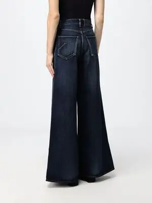 Alaïa High-waisted Flared Cotton Denim Jeans