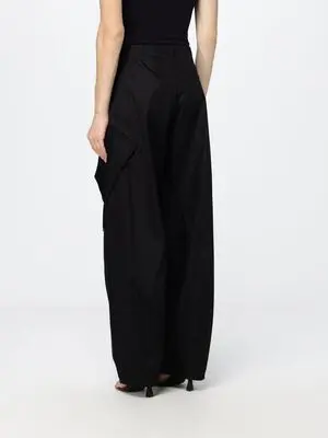 Alaïa High-waisted Wide-leg Technical Taffeta Cargo Trousers