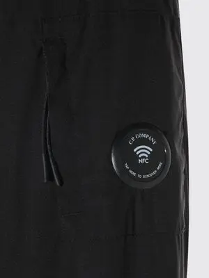 C.P. COMPANY Polyester Bomber Jacket With Applied Logo