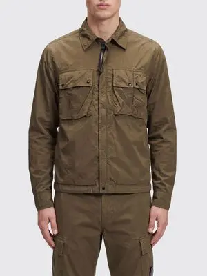 C.P. COMPANY Technical Fabric Shirt Jacket With Concealed Zip