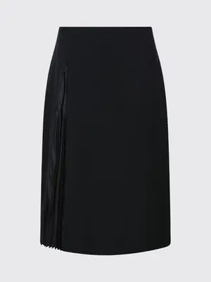 JIL SANDER Fiala High-waisted Pleated Virgin Wool Pencil Mini Skirt - Black
